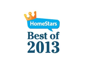 Proud Winners of Homestars Best of 2013 Award! | Out Of This World Plumbing